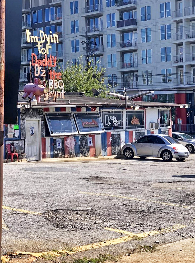 That potholed parking lot is actually a brilliant strategy&mdash;it forces you to slow down and properly anticipate the goodness that awaits.