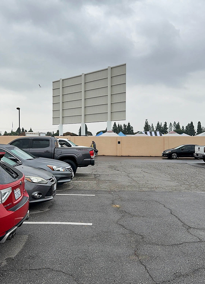The parking lot fills early on busy weekend mornings. Veterans know to arrive with the sun for prime spots and first dibs.