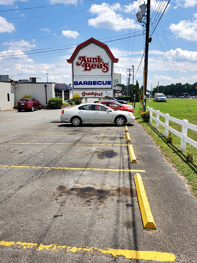 The parking lot has welcomed license plates from all fifty states &ndash; barbecue pilgrims making the journey to this unassuming shrine of smoke.