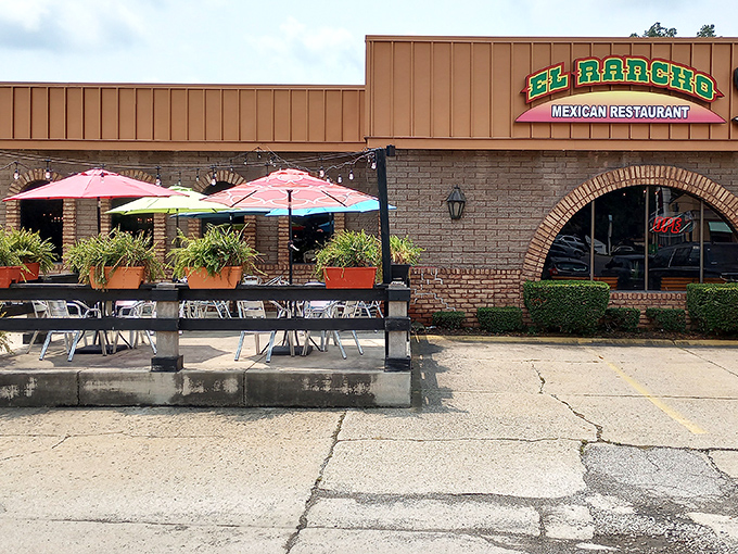 The patio at El Rancho doesn't just offer outdoor seating &ndash; it promises the kind of afternoon where "quick lunch" turns into "where did the day go?"