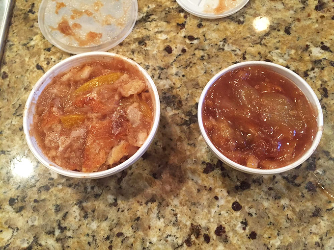 Sometimes dessert comes in pairs because choosing between peach cobbler and caramel apple pie is simply impossible.