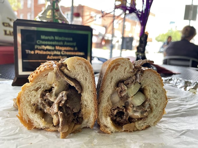 The cheesesteak&mdash;Philly's most famous culinary ambassador&mdash;gets the Lorenzo's treatment, resulting in a sandwich worth crossing state lines for. 