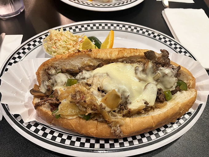 A Philly cheesesteak that's traveled south but kept its northern attitude&mdash;melty, messy, and magnificent in every way that matters.