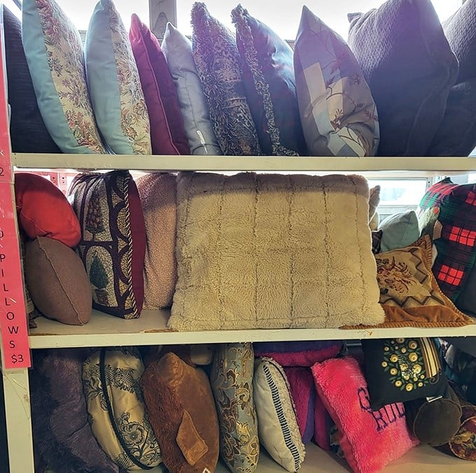Decorative pillows create a cozy comfort zone where home d&eacute;cor dreams meet wallet-friendly reality and style.