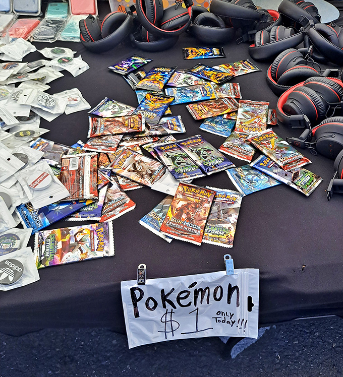 Pokemon cards for a dollar? My inner 12-year-old and my adult wallet are equally thrilled by this nostalgic bargain hunting opportunity.