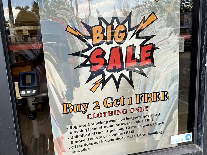 The "Buy 2 Get 1 Free" sign isn't just an offer&mdash;it's practically a moral obligation to expand your wardrobe responsibly.