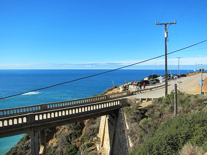 The highway's rhythm of curves and straightaways creates a driving symphony. Even your GPS sounds more poetic announcing "continue straight."
