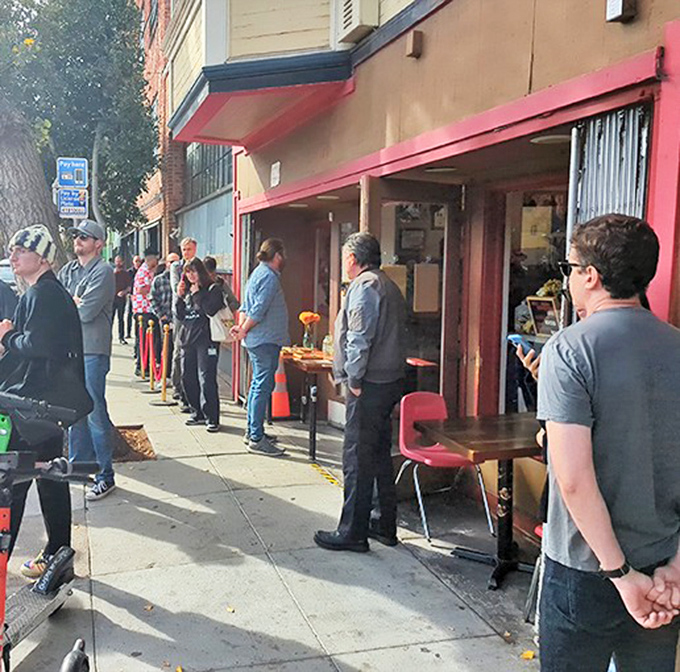 The line stretches down the block &ndash; a testament to what happens when word gets out about exceptional pastrami.