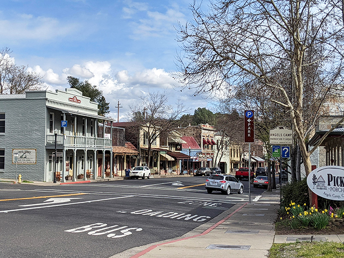 Main Street's historic buildings stand as sentinels of the past, their well-preserved facades inviting visitors to step back in time.