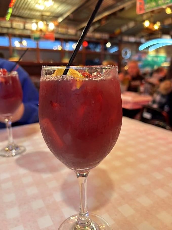 This sangria isn't just a drink—it's a vacation in a glass. Florida sunshine distilled into liquid form with actual fruit for good measure.