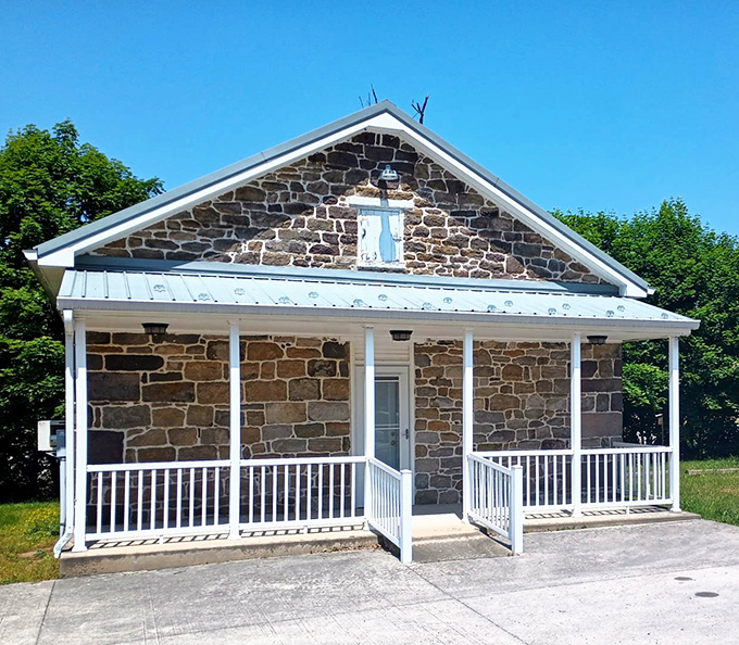 This charming stone building has more character and stories than most modern homes, standing as a testament to Pennsylvania's rich history.