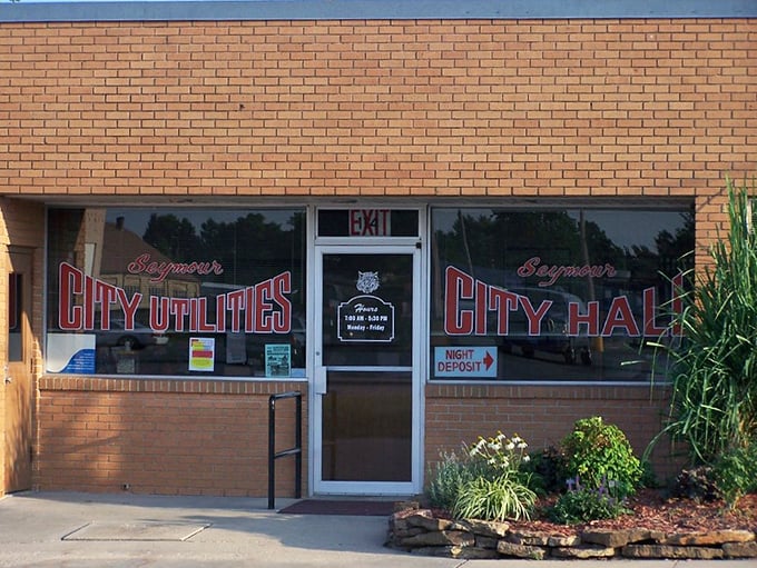 The City Hall building might not win architectural awards, but it serves its community with the straightforward efficiency that defines small-town governance.