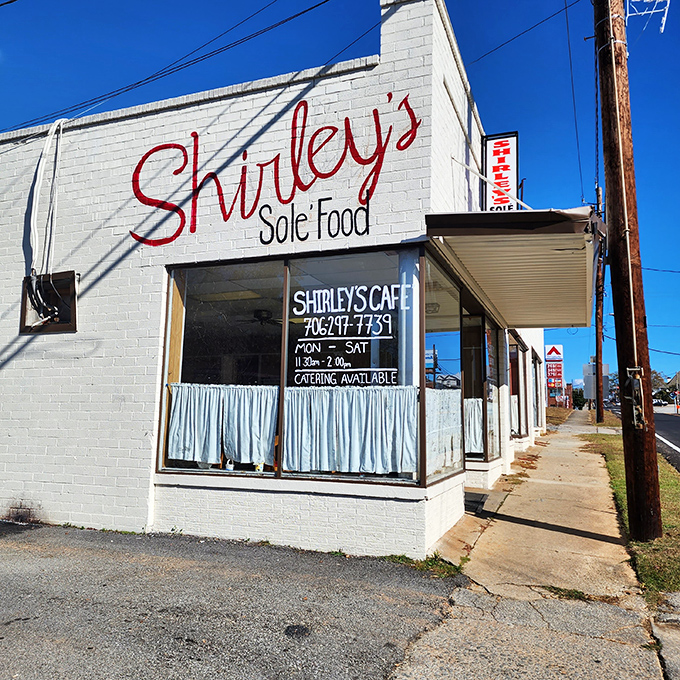 Shirley's Sole Food Cafe promises home cooking with a side of wordplay. The kind of place where regulars have "the usual" and newcomers become regulars.