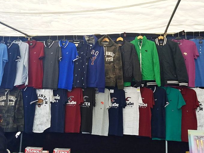 Brand-name fashion without the brand-name prices! These shirts and jackets line up like eager candidates auditioning for your closet's approval.