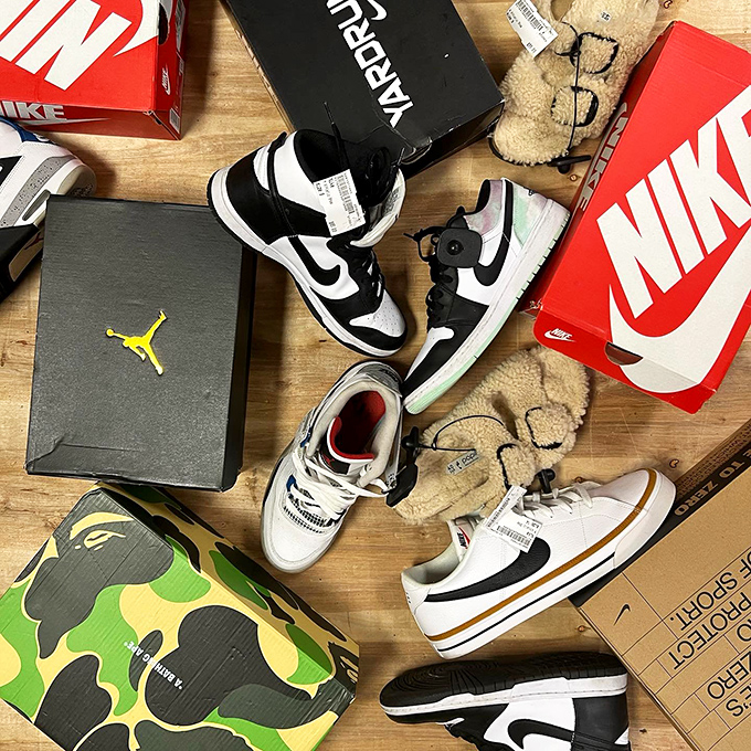 Nike, Jordan, and other sneaker royalty waiting for their glass slipper moment with new owners. Cinderella stories at secondhand prices.