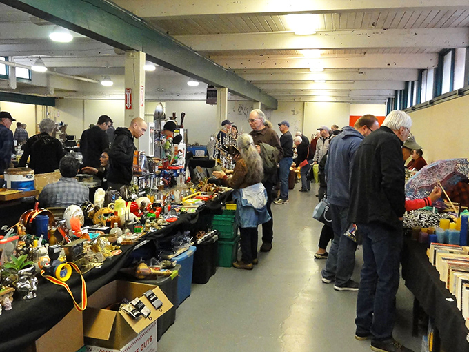 Weekend treasure hunters scan tables with laser focus, knowing that someone else's discard might be their next heirloom.