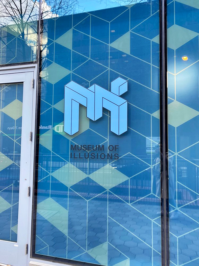 The entrance to a world where "seeing is believing" becomes a questionable life philosophy.