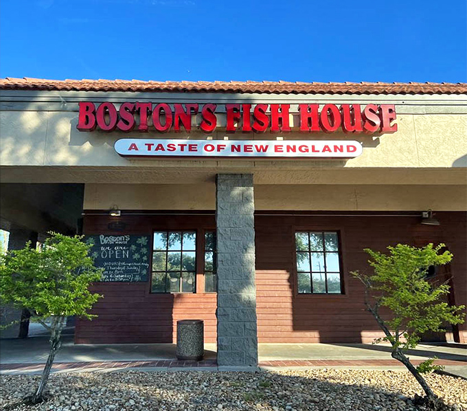 That sign isn't just announcing a restaurant; it's broadcasting a promise of transported taste buds under the Florida sun.