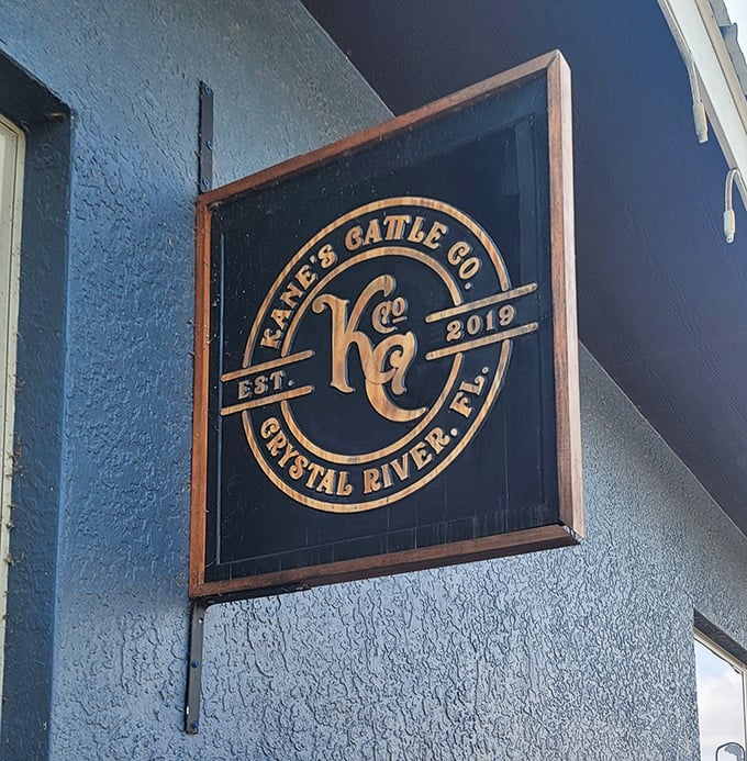 The establishment's sign proudly displays its Crystal River heritage &ndash; a local landmark that's earned its reputation one perfectly cooked steak at a time.