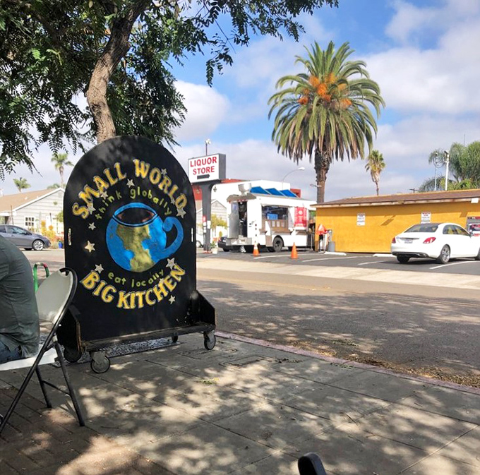 Their sidewalk sign promises "Small World, Big Kitchen" &ndash; a philosophy that explains why this little caf&eacute; feels bigger than its square footage suggests.