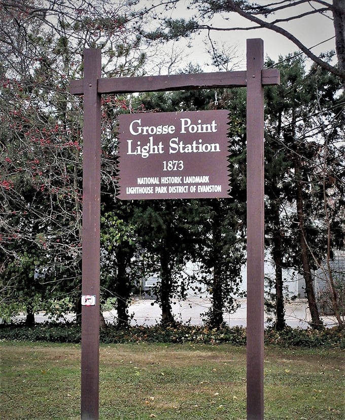 The simple wooden sign announces you've arrived at a place where history and natural beauty converge in perfect harmony.