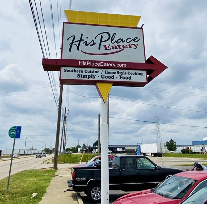 The roadside sign promises "Simply Good Food"&mdash;perhaps the greatest understatement since someone called the Grand Canyon "a nice view."