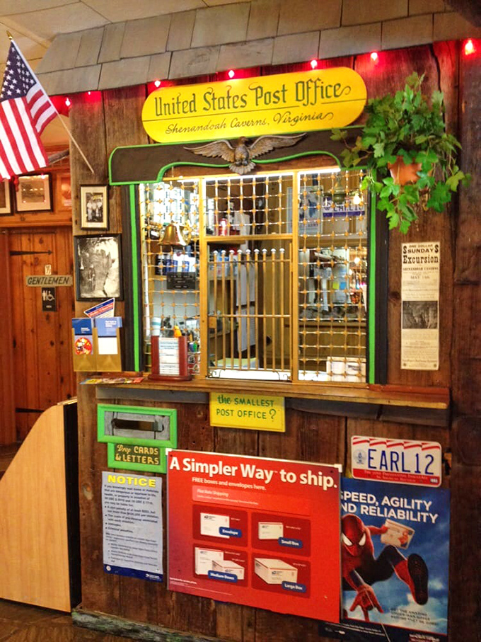 America's smallest post office? Send a postcard from the underworld &ndash; the ultimate "wish you were here" moment.