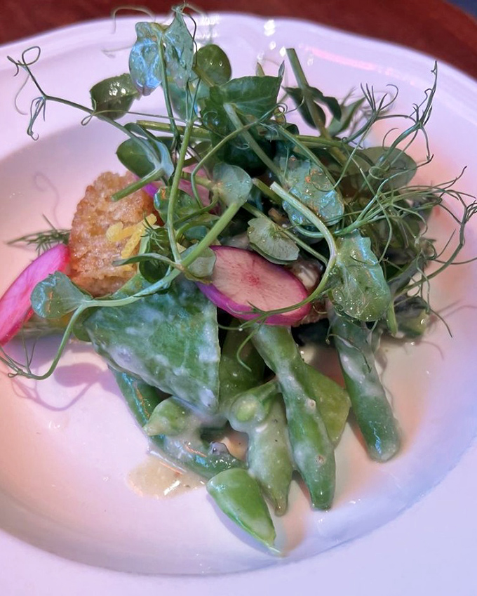 Garden-fresh greens that taste like they were harvested minutes ago. This salad could convert even the most dedicated carnivore.