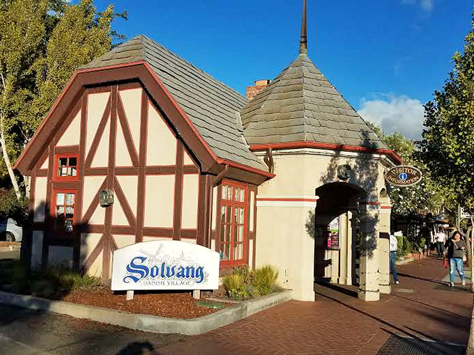 Welcome to Solvang says this charming visitor center, the architectural equivalent of a warm Danish hug. First-timers, start your pastry pilgrimage here.