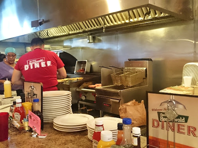 Where the magic happens - a glimpse into the kitchen that's been turning out comfort food masterpieces for generations.