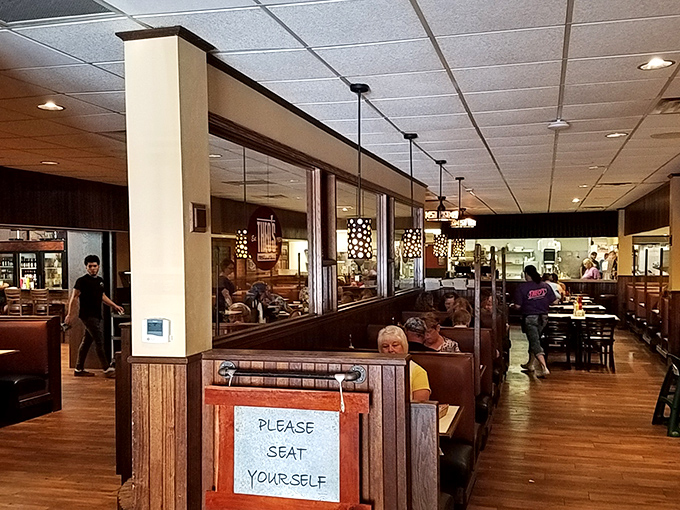 "Please Seat Yourself" &ndash; four simple words that perfectly capture the unpretentious, welcoming spirit that keeps Theo's thriving decade after decade.