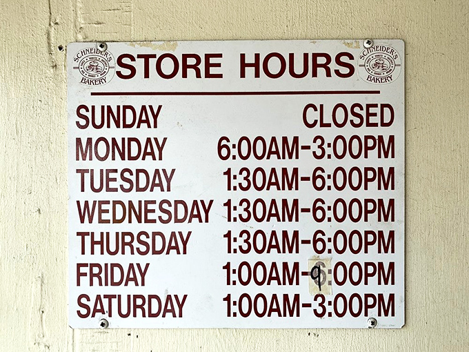 Those early morning hours aren't a typo &ndash; 1:00 AM openings mean the bakers are creating magic while the rest of us sleep, dreaming of donuts.