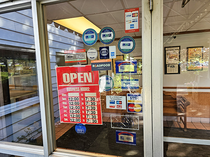 Those business hours aren't just a schedule &ndash; they're a promise that comfort food awaits at the end of your journey.