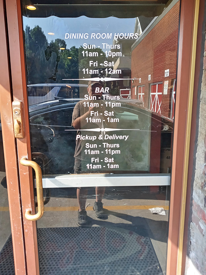 Hours generous enough to accommodate both early birds and night owls. Pizza waits for no one, but Angelo's waits for everyone.