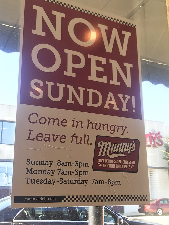 Come in hungry. Leave full. Not just a slogan but a solemn promise that Manny's has kept since 1942.