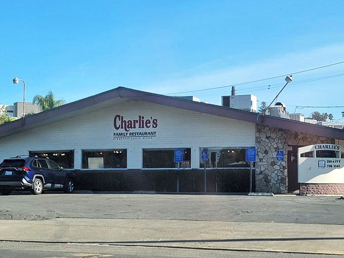 The unassuming storefront hides culinary treasures within. In California's sea of trendy eateries, Charlie's stands firm in its delicious simplicity.