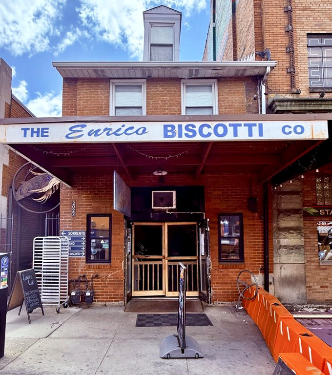 The iconic blue and white storefront stands as a beacon for carb-lovers and anyone with good taste in Pittsburgh's Strip District.