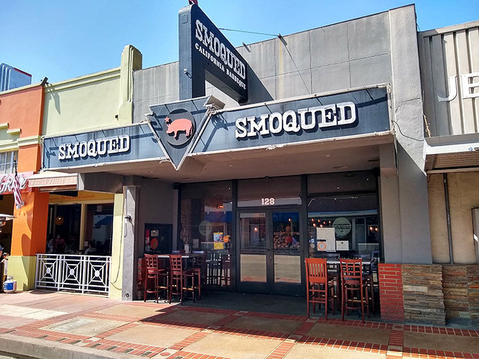 The unassuming exterior that proves the best treasures often hide behind the most humble facades in plain sight.