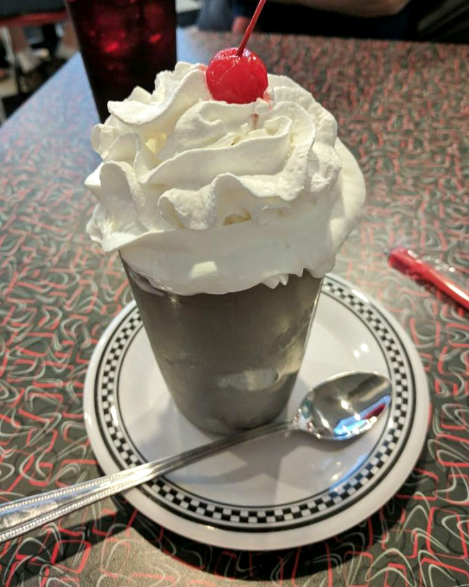 That's not just whipped cream and a cherry&mdash;it's the exclamation point at the end of a milkshake sentence that reads "This is how it's supposed to taste!"