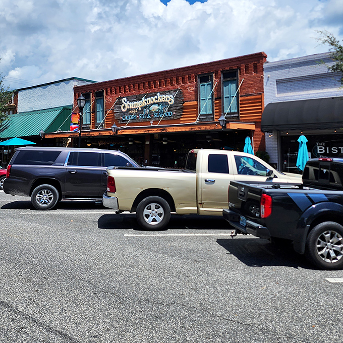 Stumpknockers restaurant brings rustic charm to downtown dining &ndash; where the name might be quirky but the seafood is seriously good.