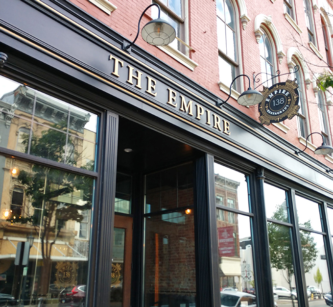 The Empire's classic storefront promises the kind of dining experience where conversations matter more than Instagram opportunities.