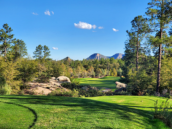 Chaparral Pines Golf Club proves that golf courses can respect their surroundings instead of bulldozing them into submission.