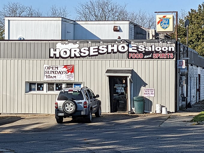 The Horseshoe Saloon isn't trying to impress anyone, and that's precisely its charm—an unpretentious spot where your Social Security check buys several rounds.