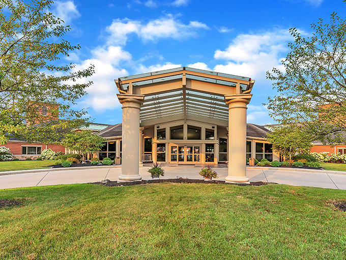 The Inn at Ohio Northern University combines modern amenities with classic architectural elements, offering visitors comfortable accommodations with academic flair.