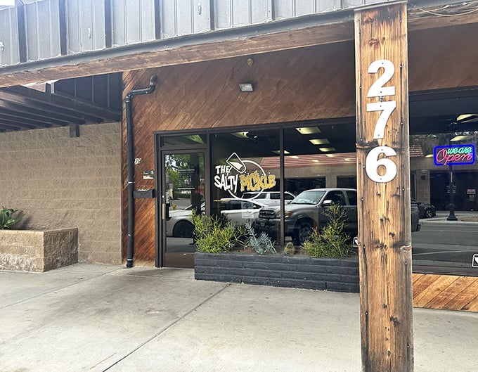 The Salty Pickle's rustic-modern storefront promises culinary adventures that won't pickle your wallet&mdash;proving good taste and good value aren't mutually exclusive.