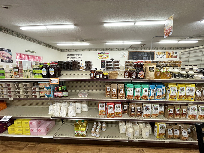 The general store section that puts big box retailers to shame. Every essential for country living, arranged with the care of someone who actually uses these products.