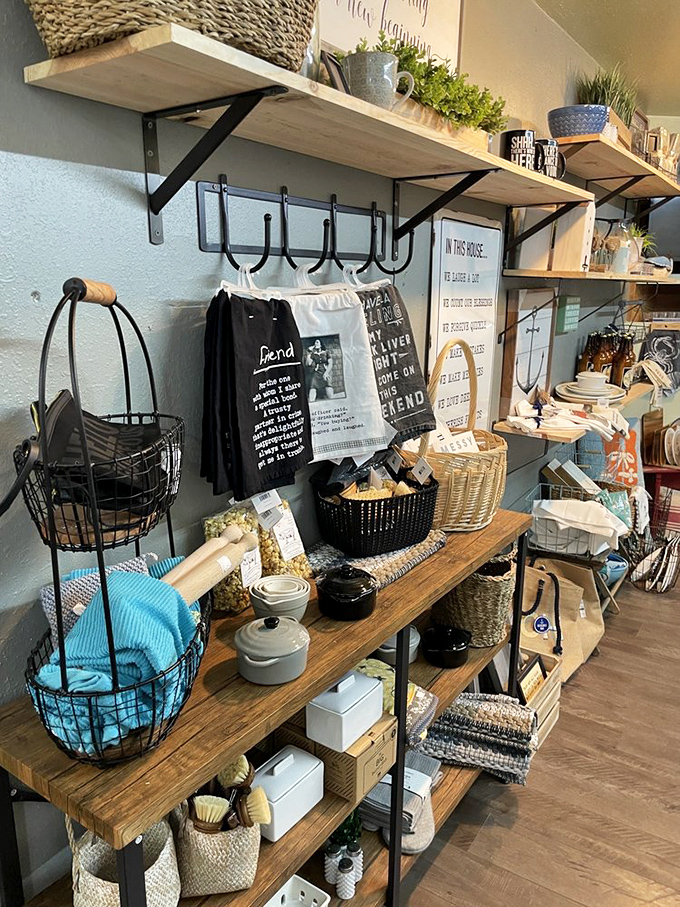 Shelves lined with coastal-inspired treasures that let you take a piece of Oregon home. Souvenirs that capture the spirit of laid-back coastal living.