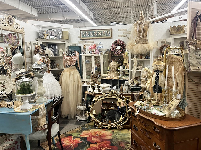 This ethereal collection of vintage gowns and delicate treasures looks like the dream closet of a time-traveling debutante with exquisite taste.