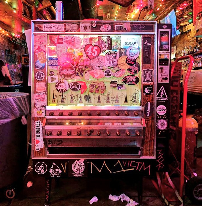 A vintage reminder of simpler times, when cigarettes came from machines and nobody questioned it.