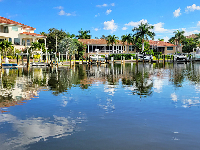 Waterfront homes with private docks &ndash; where "commuting" means grabbing your fishing rod and stepping onto your boat.